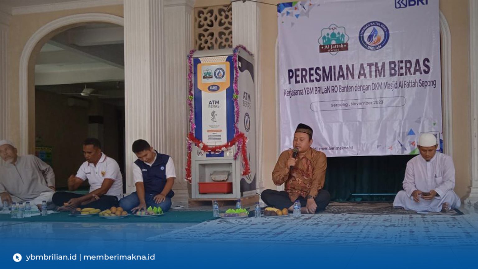 ATM Beras Masjid Al Fatah - YBM BRILiaN