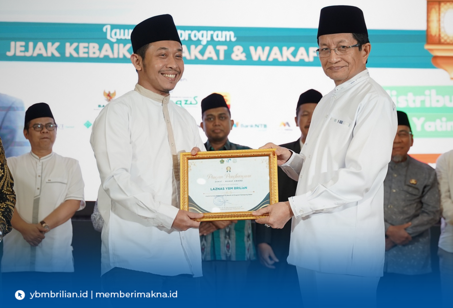Terapkan Prinsip ESG, YBM BRILiaN Raih Penghargaan Zakat-Wakaf Award 2025 - YBM BRILiaN